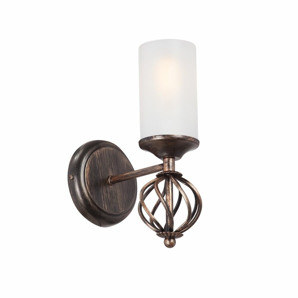 Светильник Настенный Vitaluce V4339-7/1A, 1хE27 Макс. 40Вт. Черненая, Бронза / Виталюче.