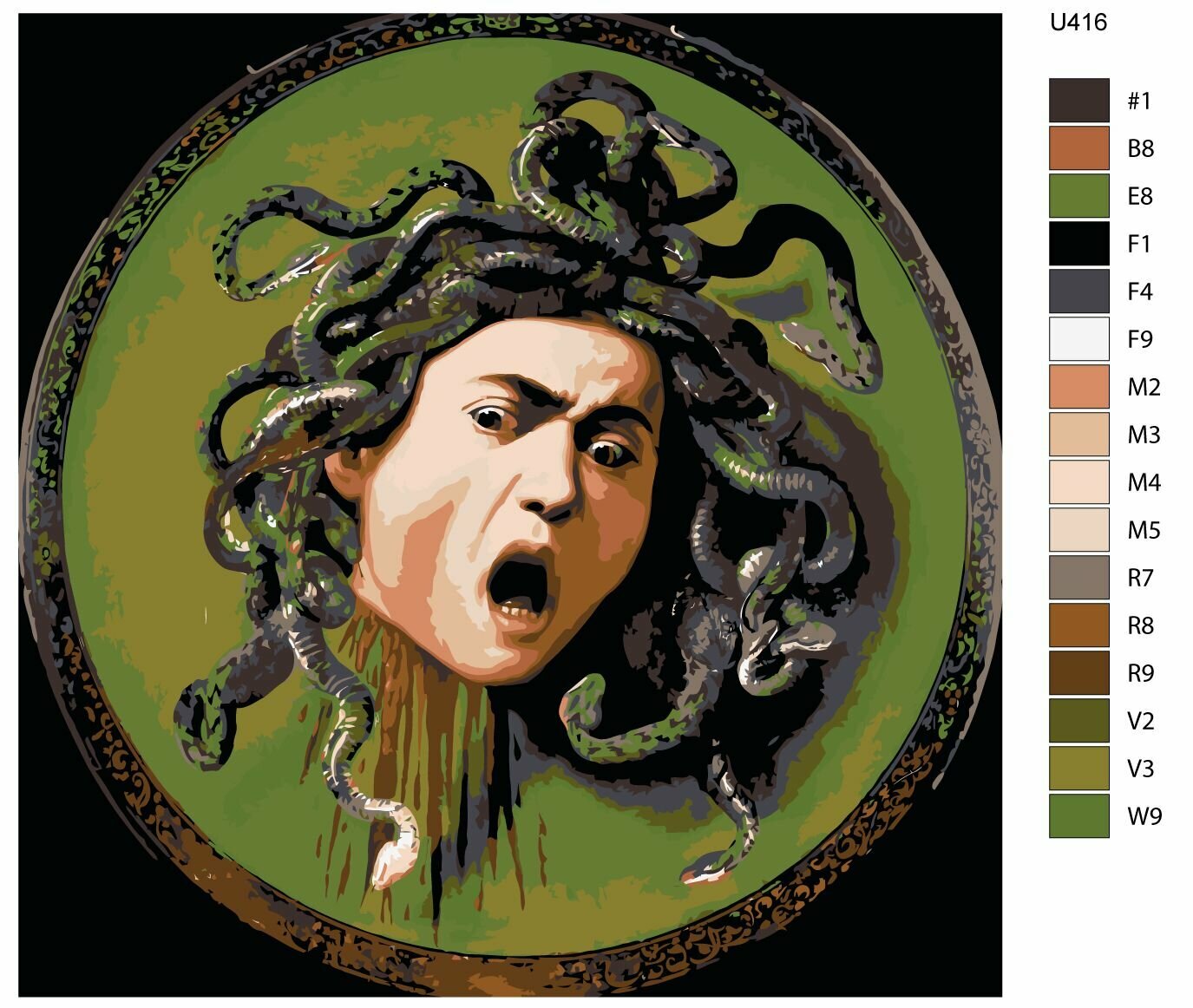 Картина по номерам BRUSHES-PAINTS U-416