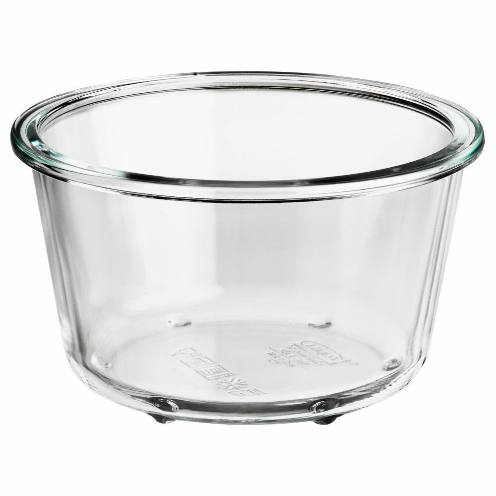 IKEA 365+ Контейнер для продуктов, круглой формы, стекло, 600 мл, IKEA