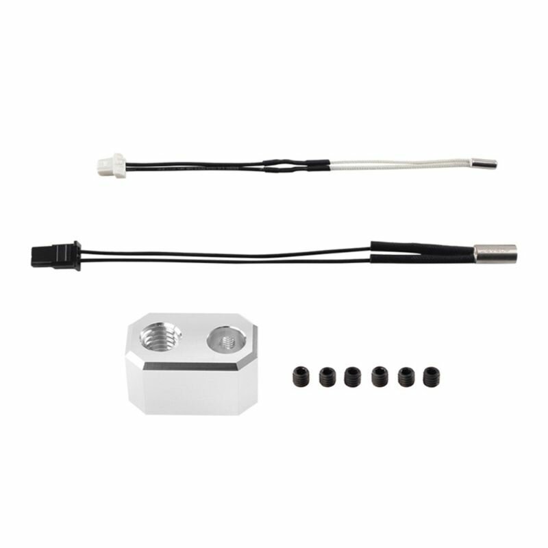 Эффективный нагревательный блок для 3D-принтера, нагреватели, картридж, набор термометров запасной части экструдера
