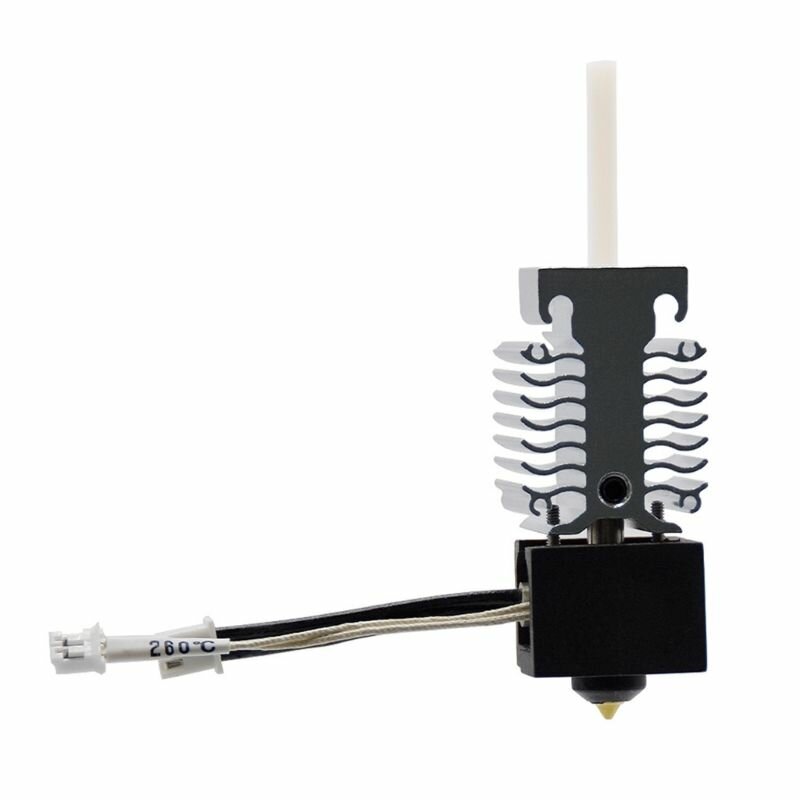 Комплект печатающей головки для 3D-принтеров, шланг нагревателя, термостойкий нагревательный блок, термистор NTC100K