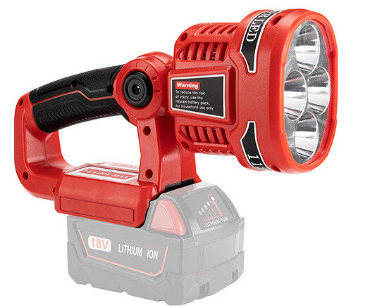 Светодиодный фонарь для кемпинга мощностью 12W-1120LM подходит для литиевой батареи Milwaukee 18V