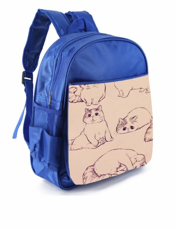 Рюкзак школьный для мальчиков, "Котики" - 08