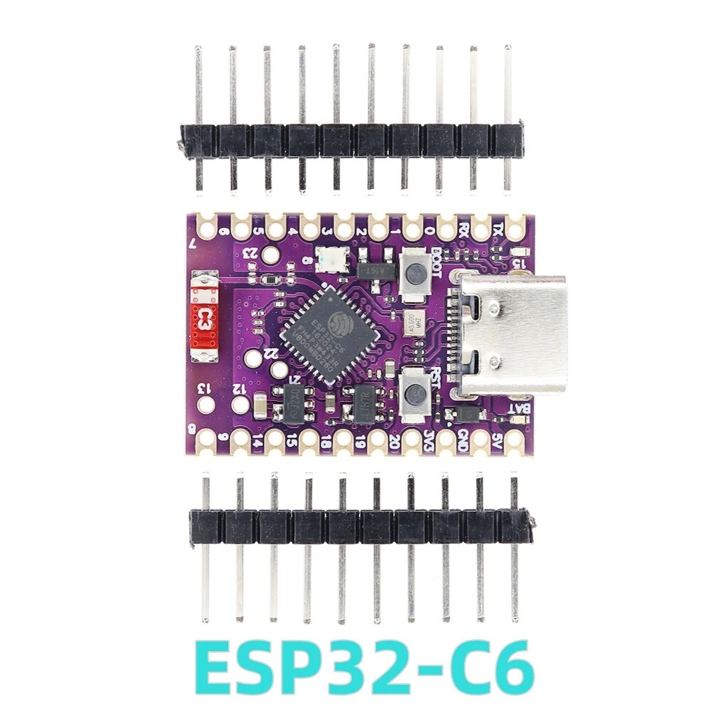 SAMIROB ESP32-C3 ESP32-S3 ESP32-H2 ESP32-C6 Макетная плата ESP32 C6 Supermini