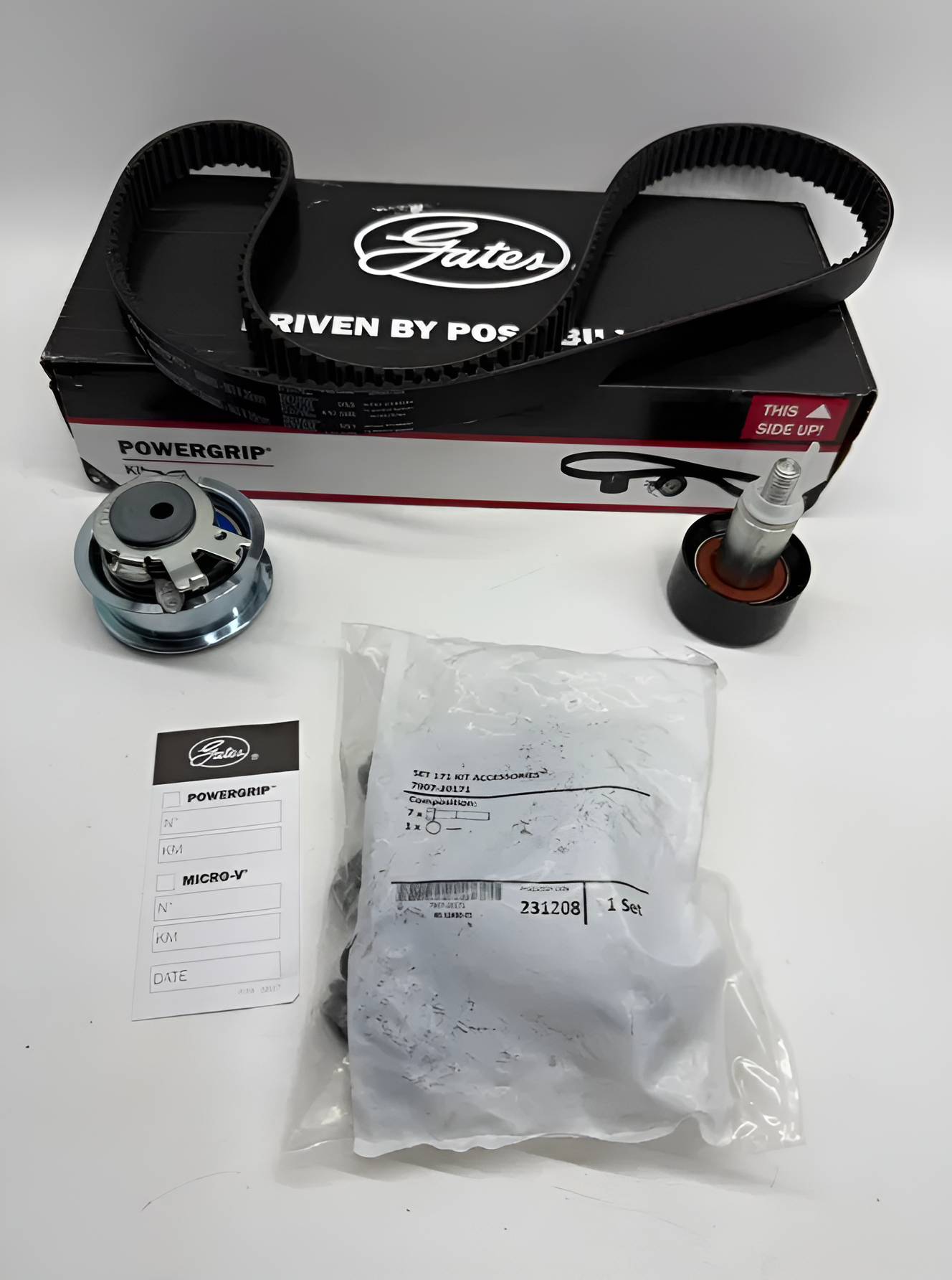 K075680XS GATES Комплект ремня ГРМ Поло седан, Октавия , Рапид 1.6 CWVA CWVB, Тигуан, Кодиак, 1.2-1.4 TSI CZDA, CHPA