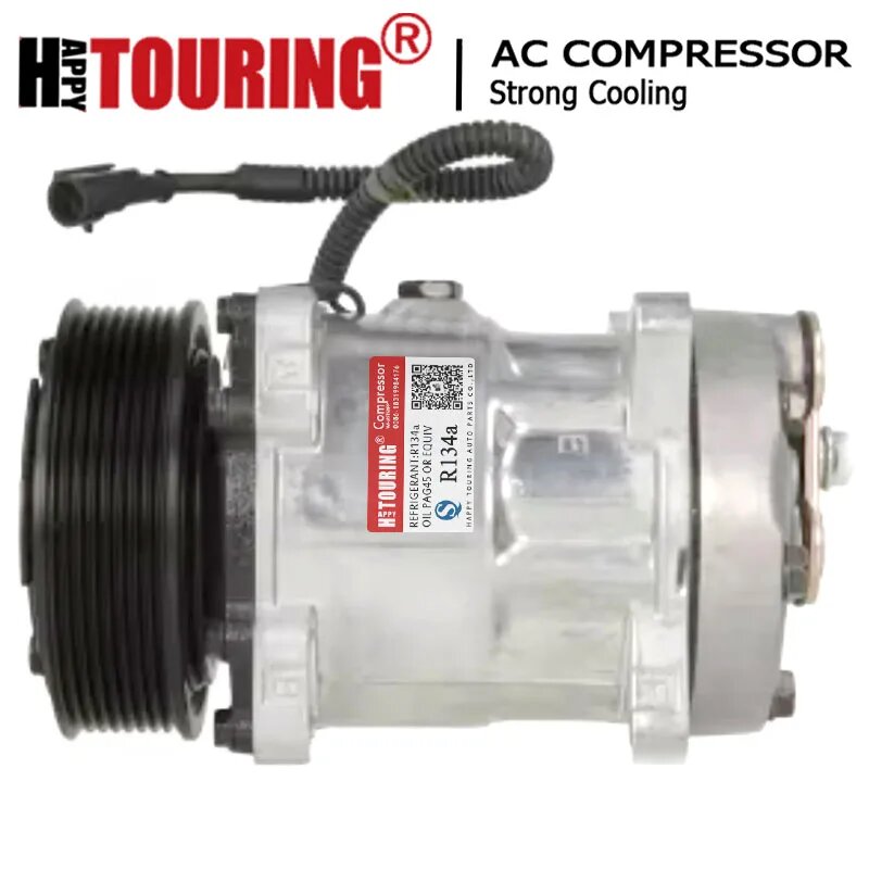 Компрессор кондиционера SD7H15 для DAF CF 65 LF 45 LF 55 44367 32750 32751 8645622 813038 1837941 1405137 1387322 1405137 Р 1402081 24В