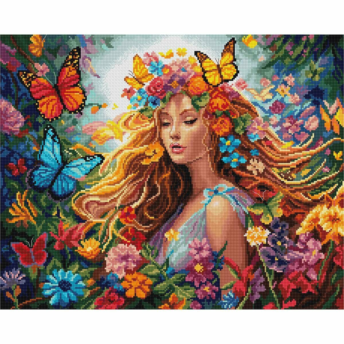 Набор для вышивания 'Времена года: Лето', размер 37 х 30 см, LetiStitch