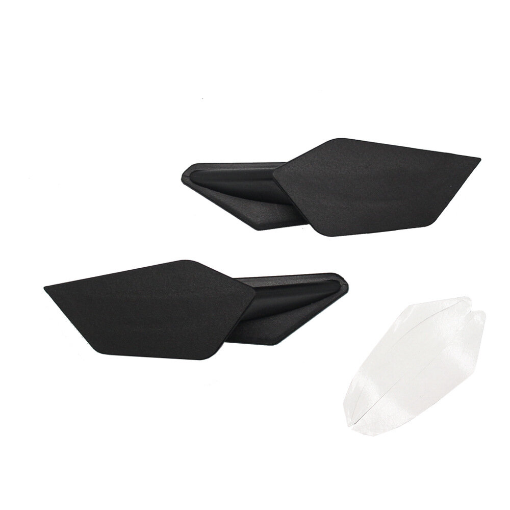 2pcs Motorcycle Winglets Kits Aerodynamic Wing Spoiler Universal Modification Accessories