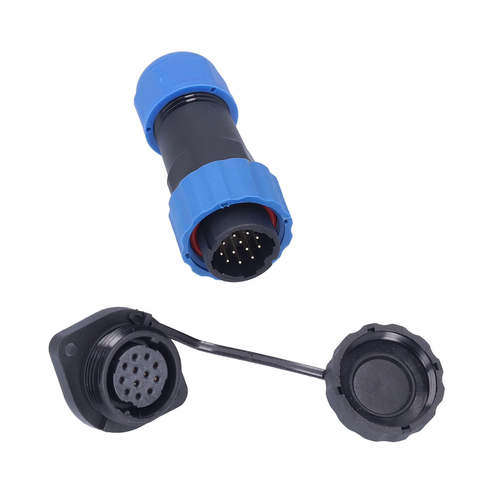 IP68 водонепроницаемые штекерные фланцы авиация мужская женская питательная разъем AC250V 5A SP2012 PIN