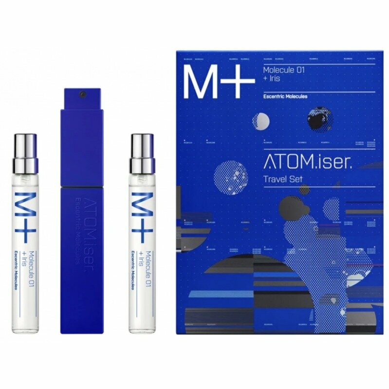 Дорожный набор туалетной воды Escentric Molecules Molecule 01 Iris ATOMiser, унисекс, 8,5 мл