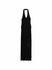 Платье Enza Costa Ribbed maxi dress, размер 42, black/black