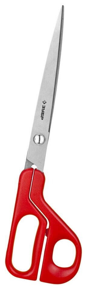 Малярные ножницы ЗУБР изогнутые 290 мм с длиной режущей кромки 130 мм из нержавеющей стали с регулируемым соединением