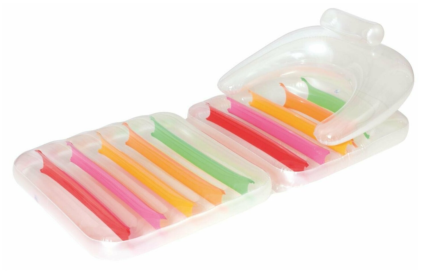 Надувной матрас-кресло для плавания 201х89см, раскладной, до 90кг