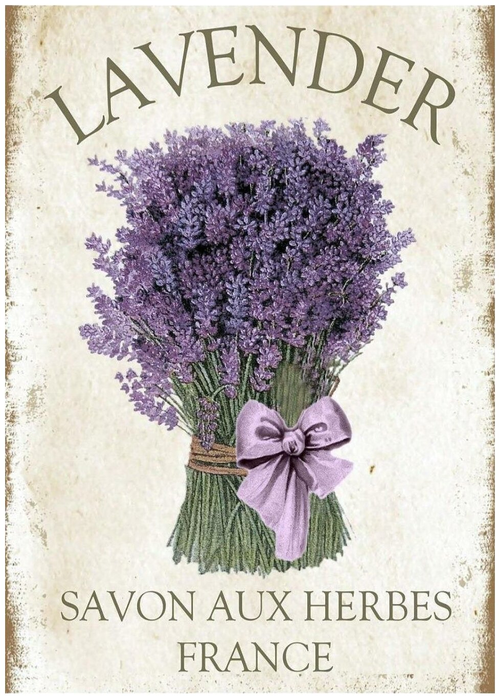 Постер / Плакат / Картина Цветы и растения - Французский мотив 40х50 см в подарочном тубусе