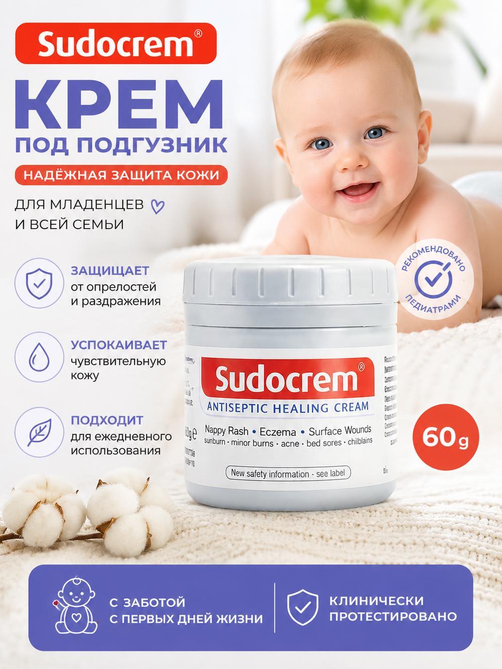 Sudocrem Крем под подгузник, 250 г