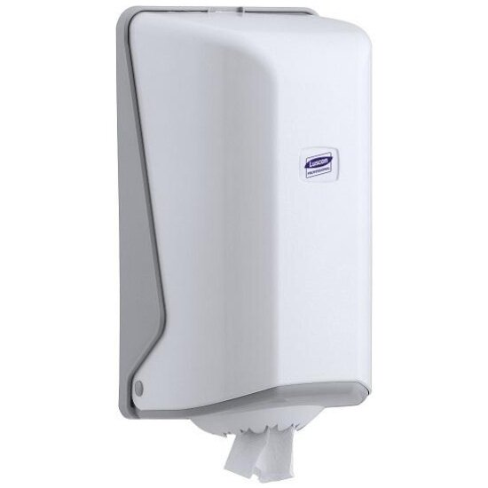 Диспенсер для полотенец Luscan Professional рулон ЦВ белый мини SG1