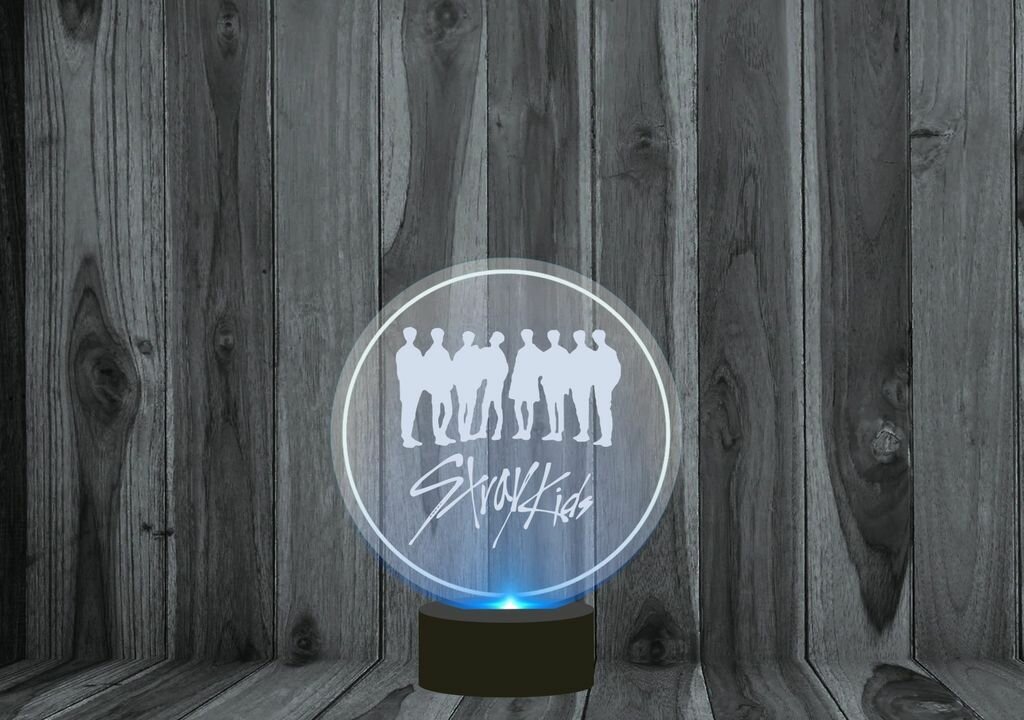 Светильник 3D, ночник Stray Kids, Страй Стрей Кидс №8