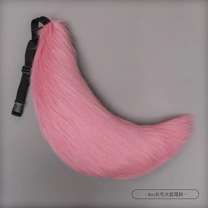 Плюшевый хвост лисы Розовый, 05