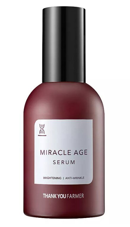 THANK YOU FARMER Сыворотка для лица антивозрастная восстанавливающая Miracle Age Serum, 60 мл