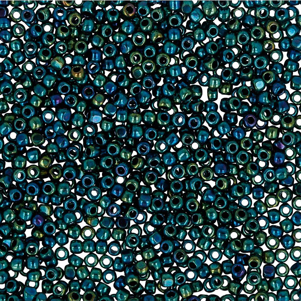 15/0 CHARLOTTE №2 1.7 мм 5 г №0506 зеленый/меланж