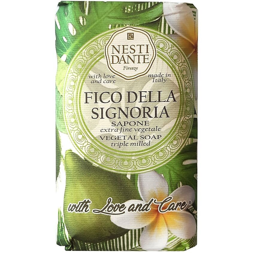 Мыло Nesti Dante WITH LOVE AND CARE Флорентийский инжир /Fico della signoria 250 г