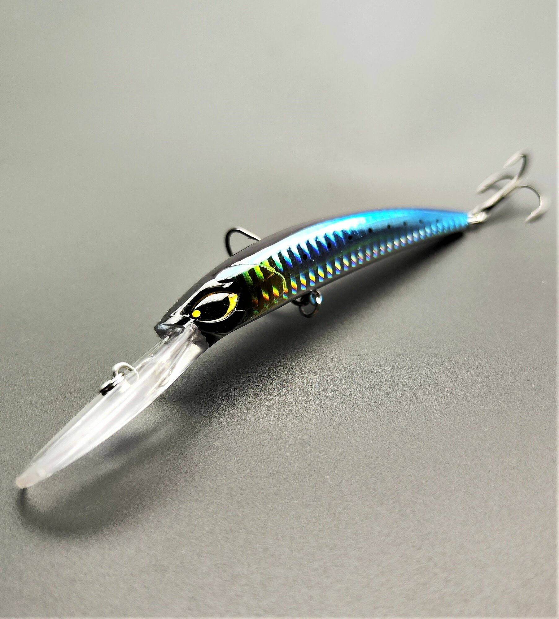 Воблер для троллинга YO-ZURI 110 Crystal minnow Deep diver(F) Япония на щуку, сома, судака
