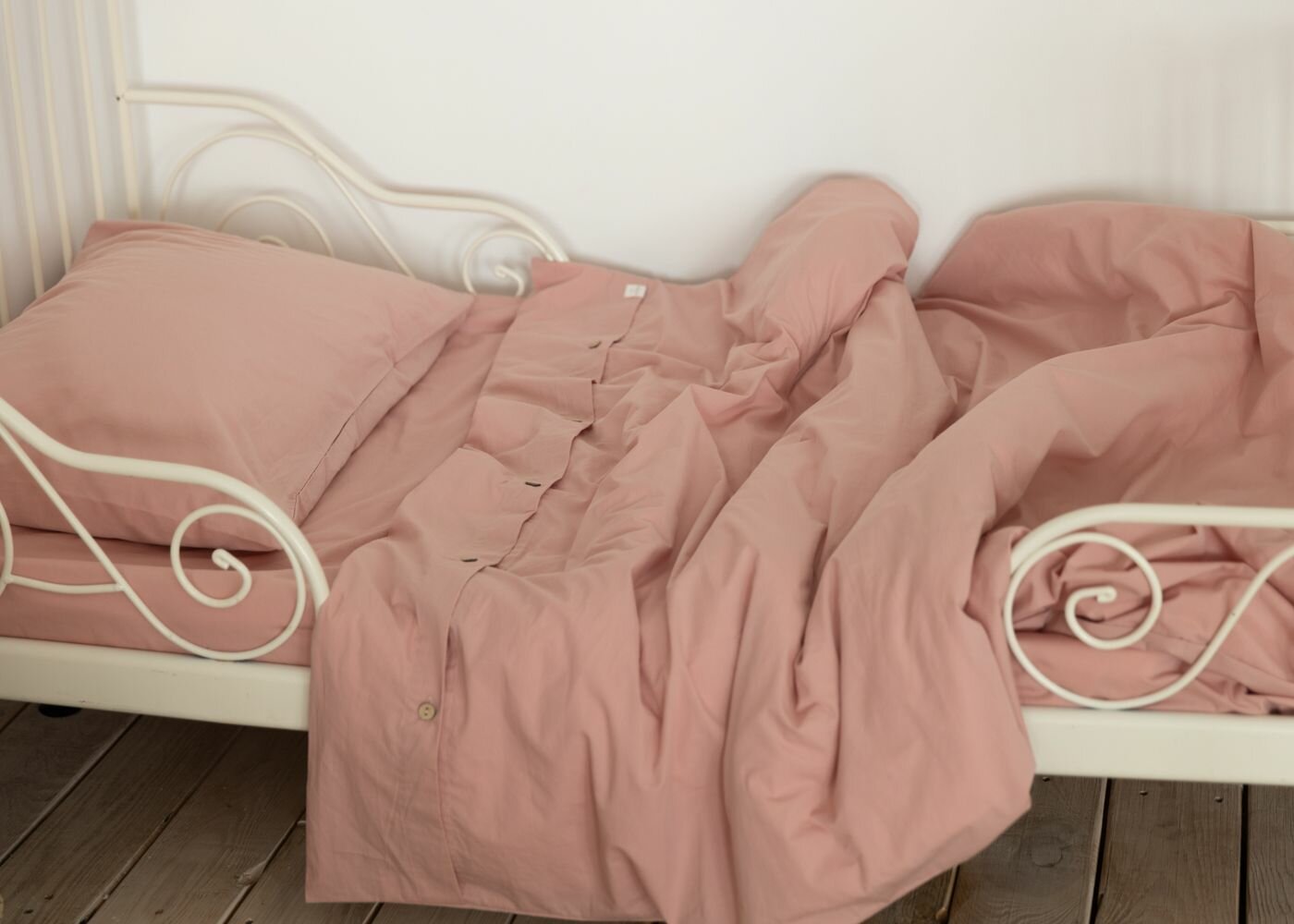 Детский пододеяльник UTRO из перкали, Пудровый, 110 х 140