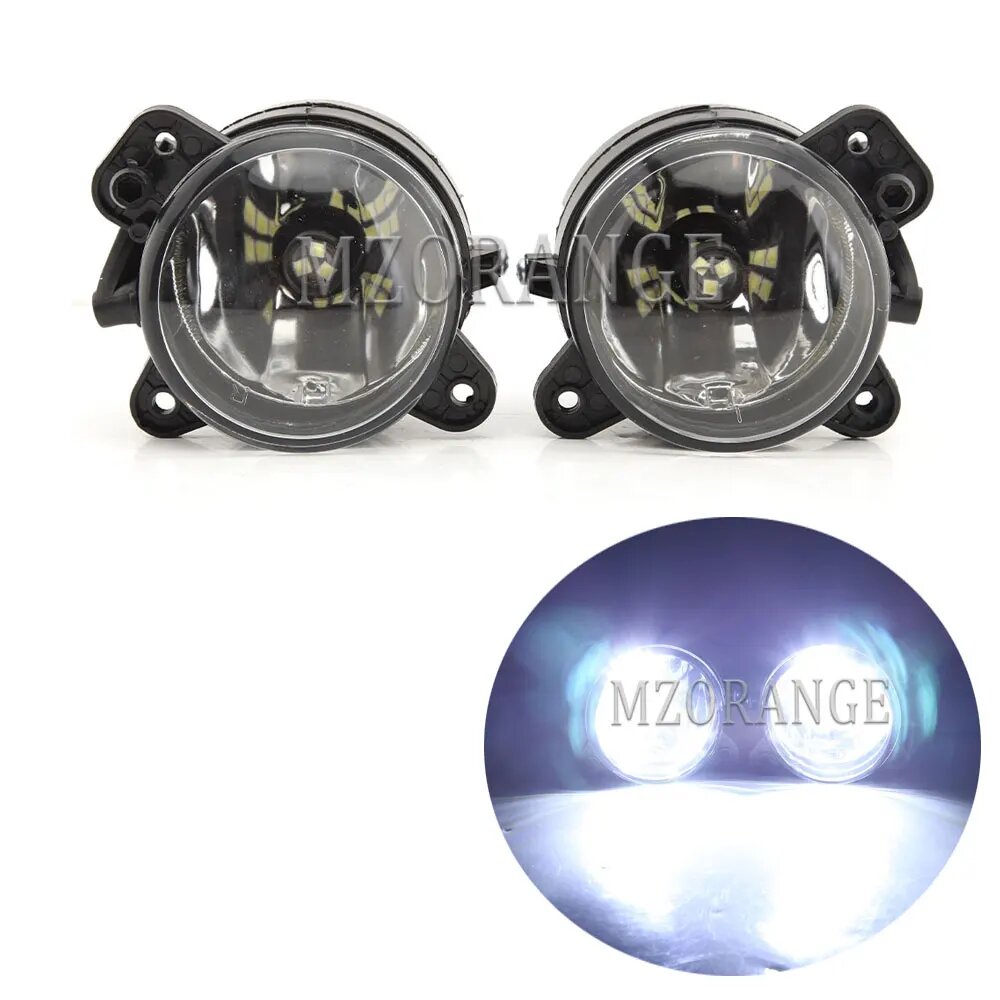 Противотуманные фары для VW Crafter T5 Transporter Caravelle Multivan, противотуманные фары для Skoda Fabia Mk1 Mk2, противотуманные фары для VW Polo Golf 1 Pair LED