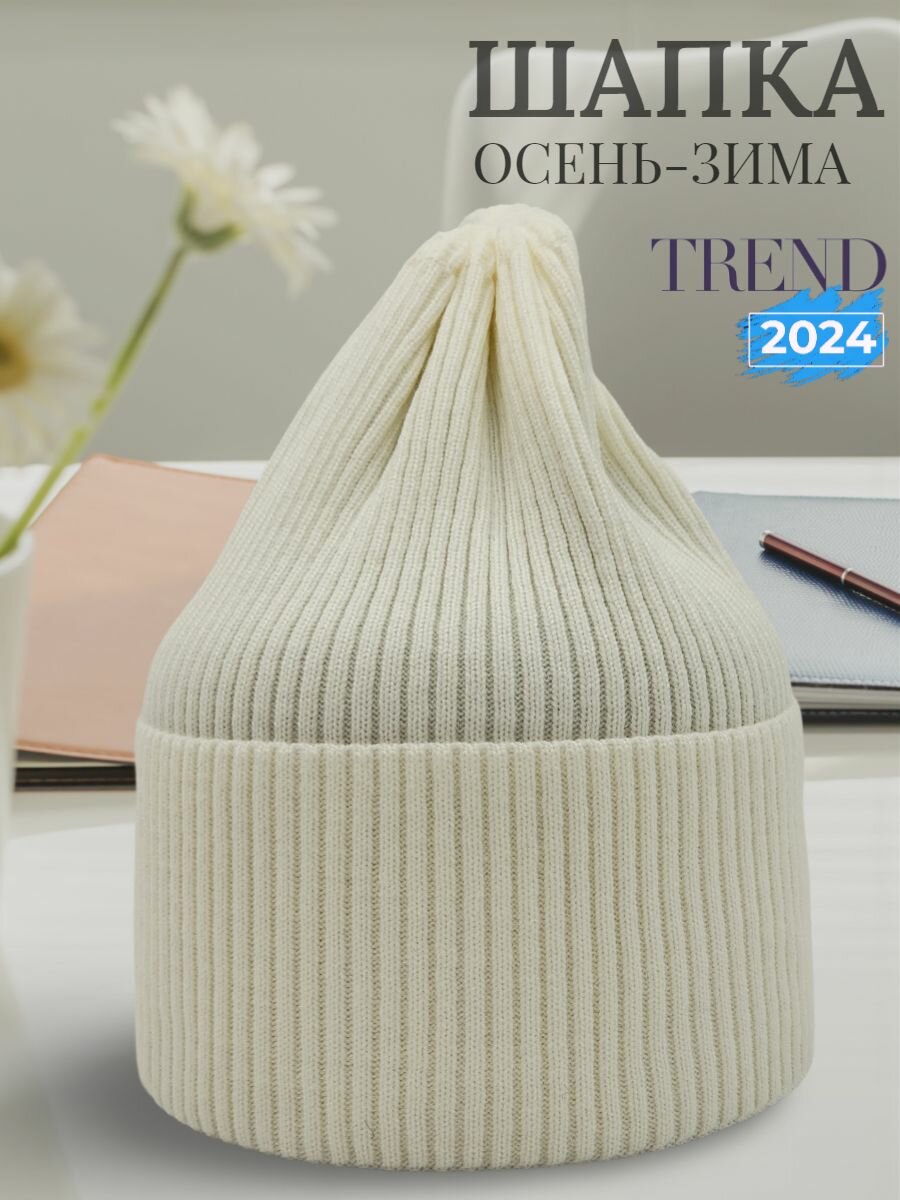 Шапка-бини Осень-зима 2024 для женщин