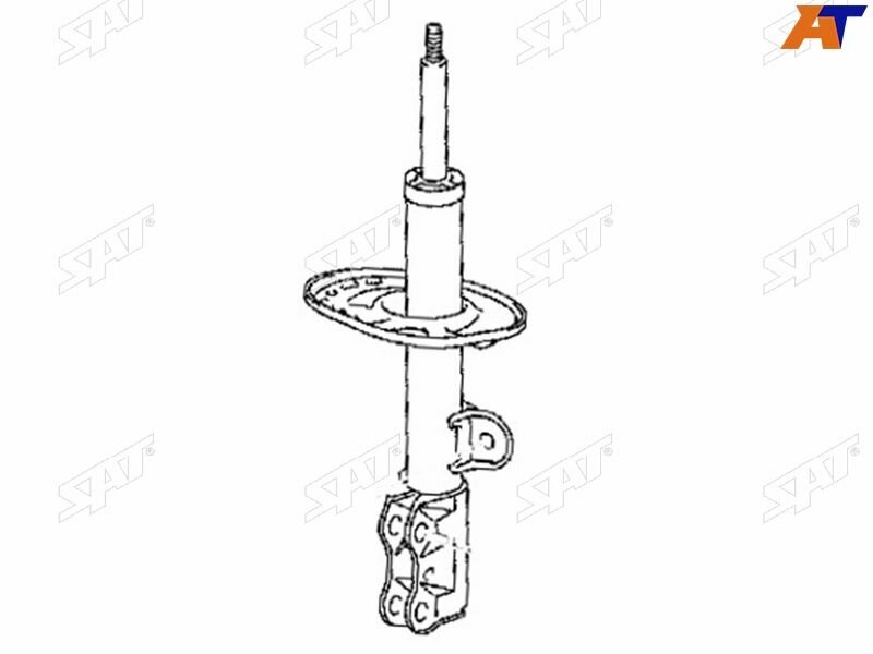 . SAT Амортизатор передний для TOYOTA RAV4 05- правый