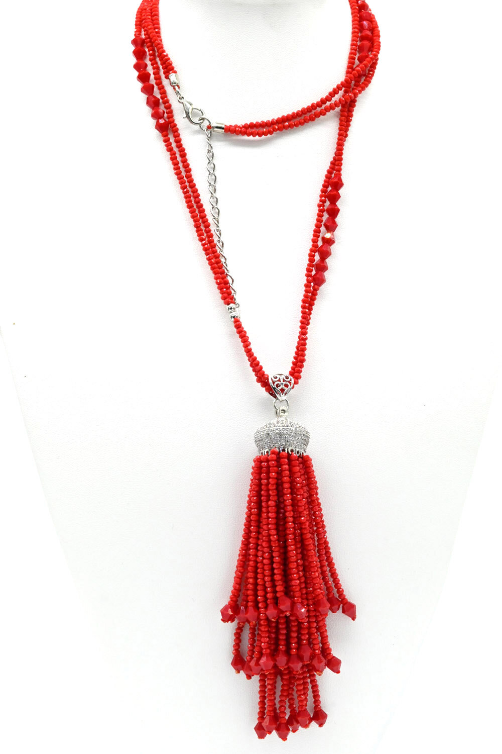 Бусы, циркон