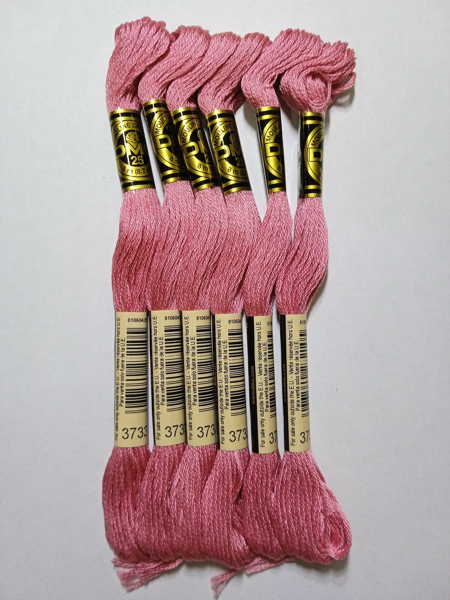 Набор ниток мулине, 8 м, 6 шт DMC-3733_6