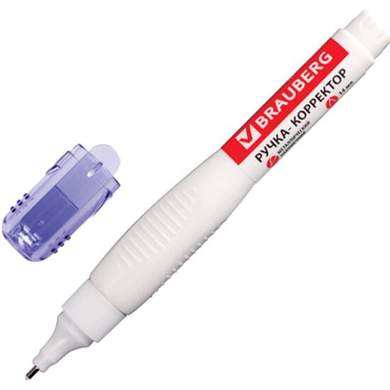 Ручка-корректор Brauberg , 14 мл, металлический наконечник, 226820