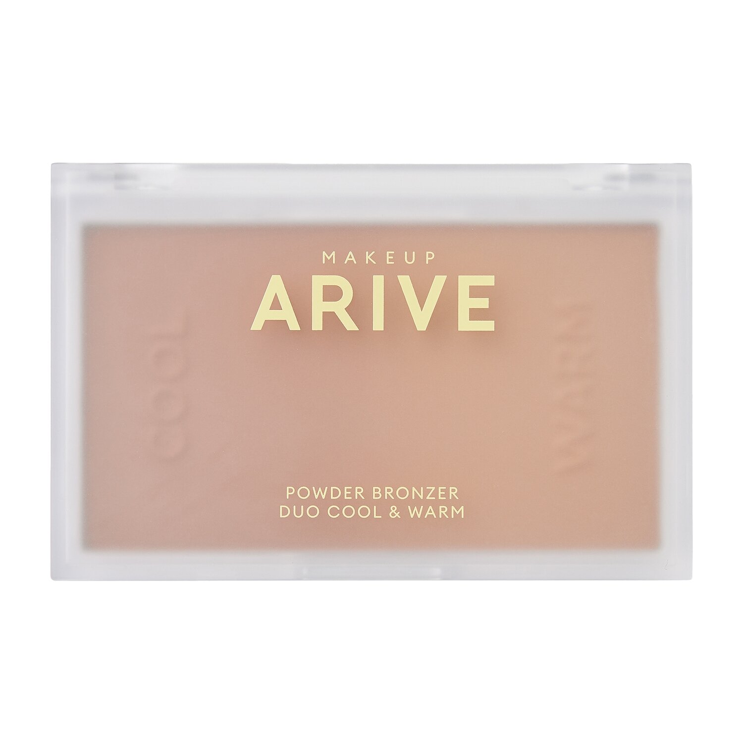 Arive Makeup Бронзирующая пудра для лица Powder Bronzer Duo Cool & Warm 18г 01 Light