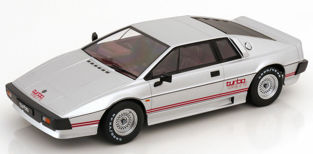 Модель коллекционная KK-SCALE Lotus esprit turbo 1981 silver / лотус эсприт турбо серебристый
