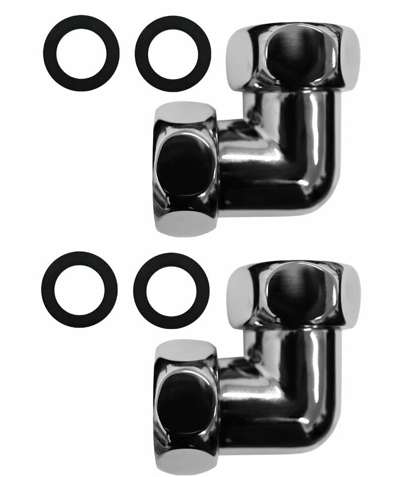 Американка Luxon 740SCH1010 1" внутренняя резьба, угловая, 2 шт