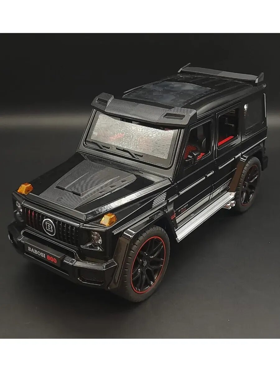 Металлическая машинка модель Мерседес Гелендваген 1:18