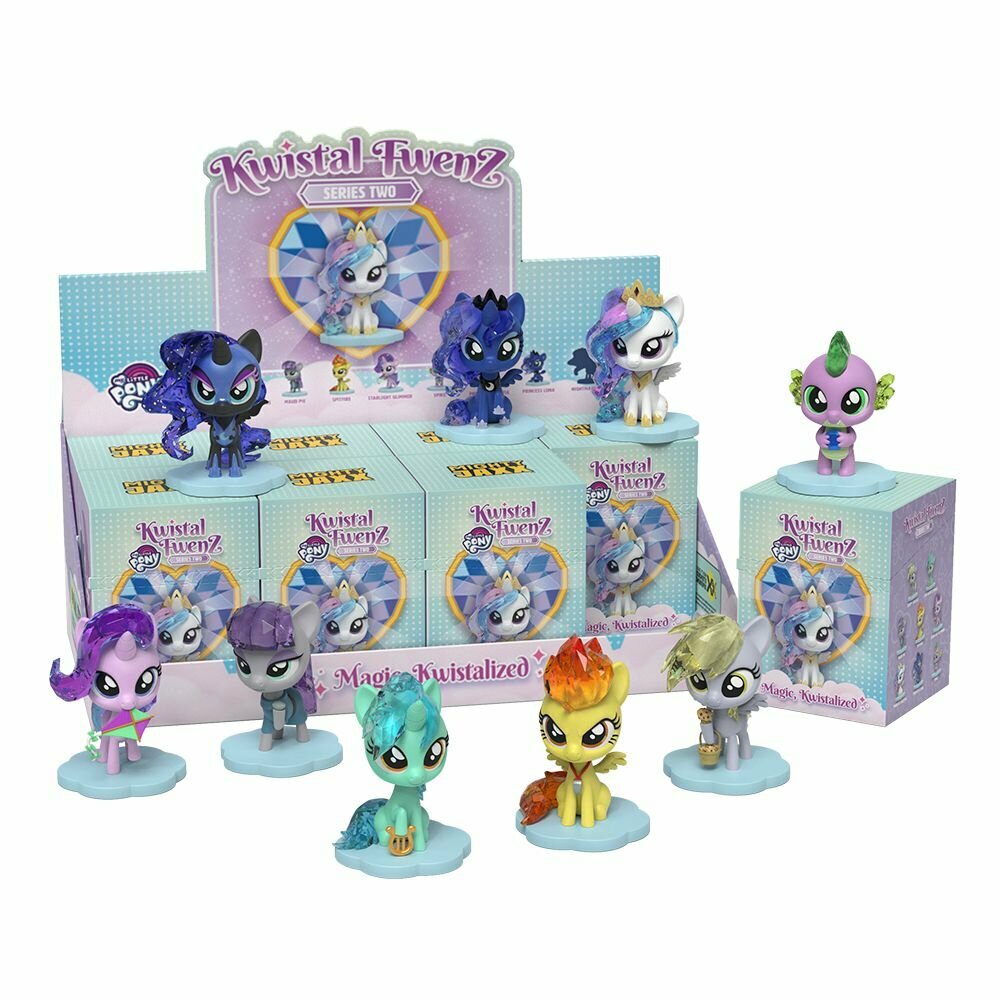 My Little Pony & Mighty Jaxx-KWISTAL FWENZ , S2 Скульптура-сюрприз, Набор (8 шт)