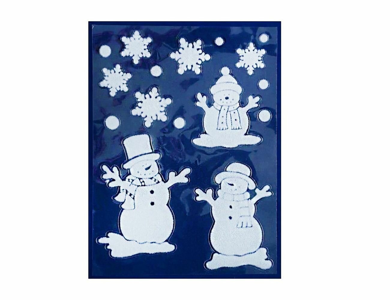 Стикер снеговички И снежинки, 30х40 см, Peha Magic RD-60275