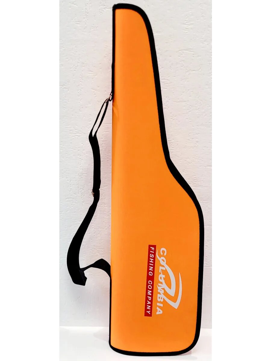 Полужёсткий чехол для зимних удилищ Columbia 60 см оранжевый