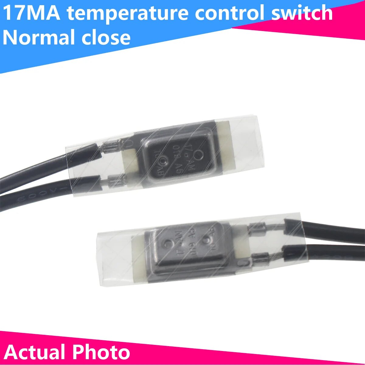2 шт. 17AM переключатель температуры 17AM022 терморегулятор AM033 130degree 2PCS