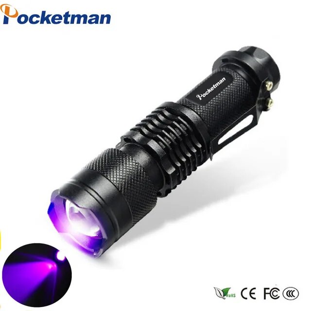 POCKETMAN УФ-фонарик фиолетовый 395 нм