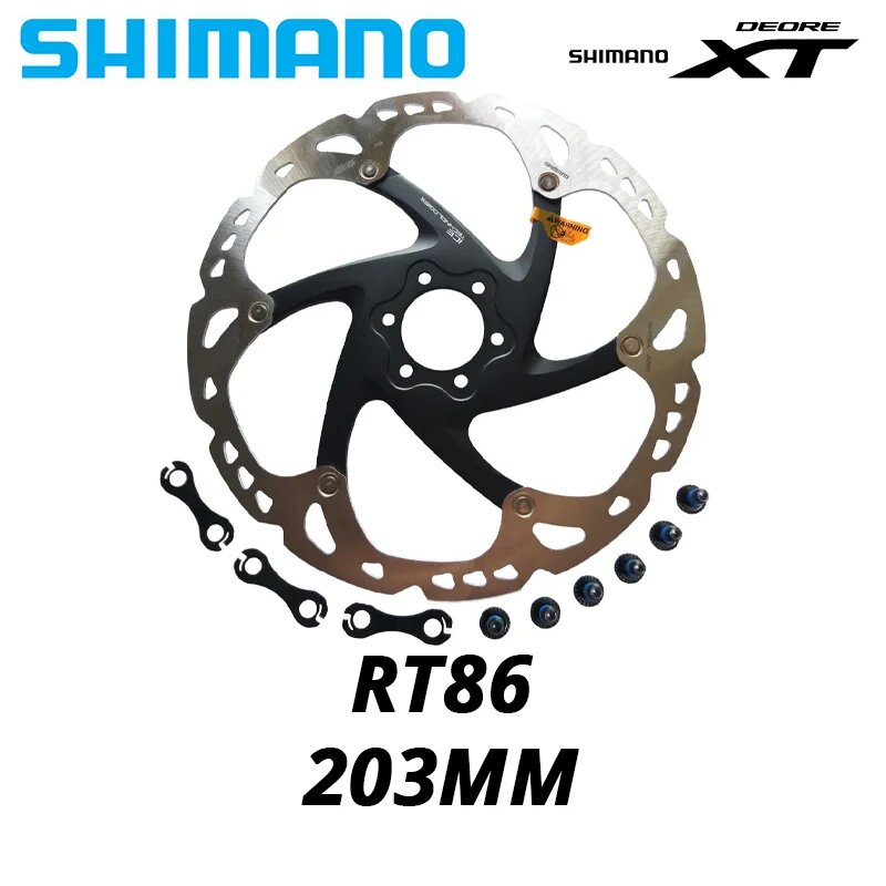 SHIMANO Deore XT RT86/RT76/RT66 Дисковые тормозные роторы 160/180/203 мм RT86 203mm