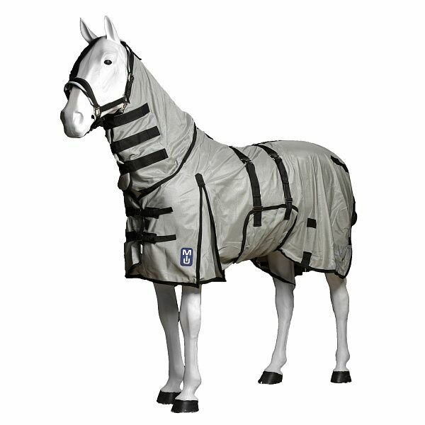 Попона антимоскитная с капором и подпузником (серый) 155