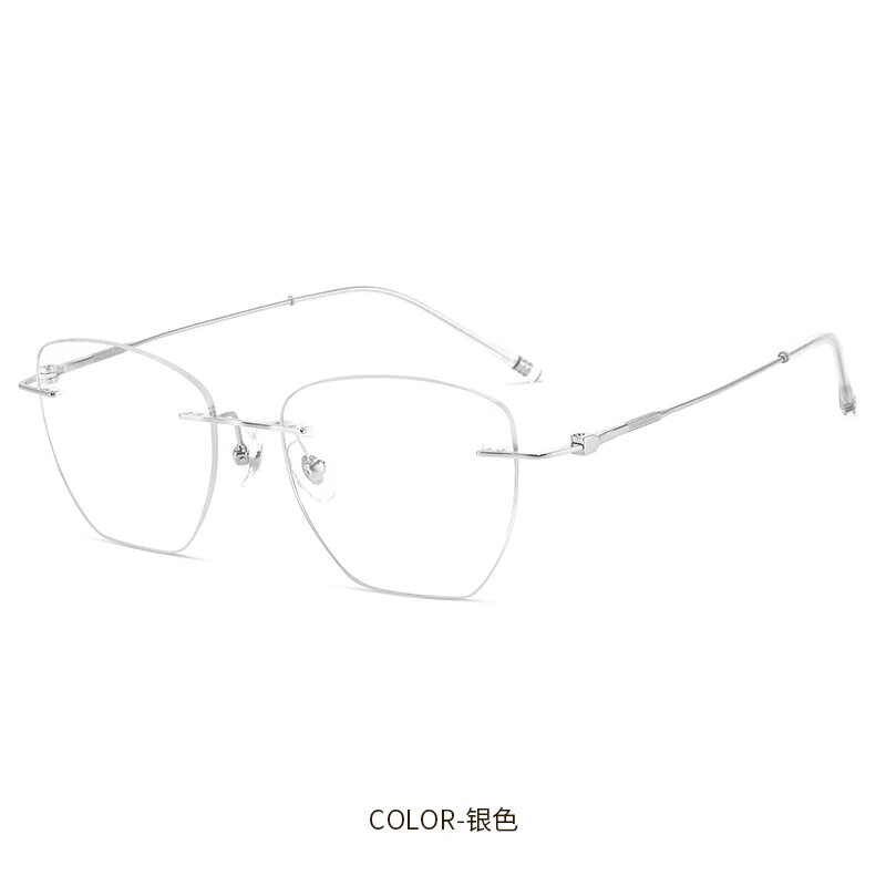 Reven Jate 6019 очки из титана silver, Серебряный