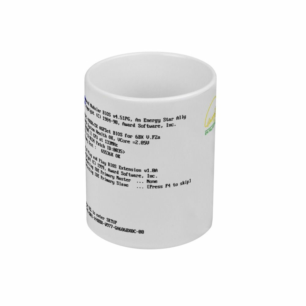 Кружка BIOS биос сисадмин IT айтишник программист github