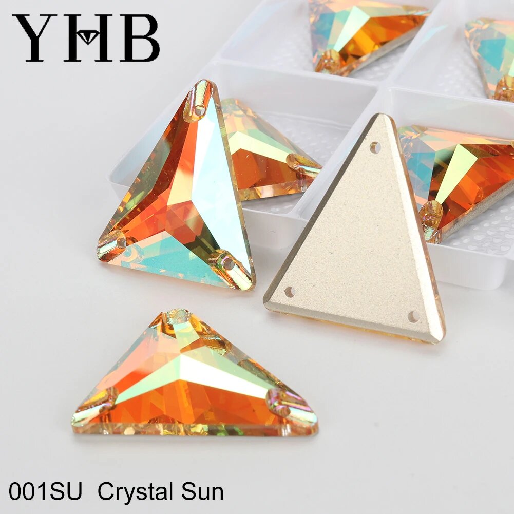 Стразы YHB Crystal Sun 18mm 21mm, 15шт