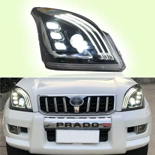 Фары автомобильные 2 шт. для Toyota Prado 2003-2009 H, оригинал, новинка