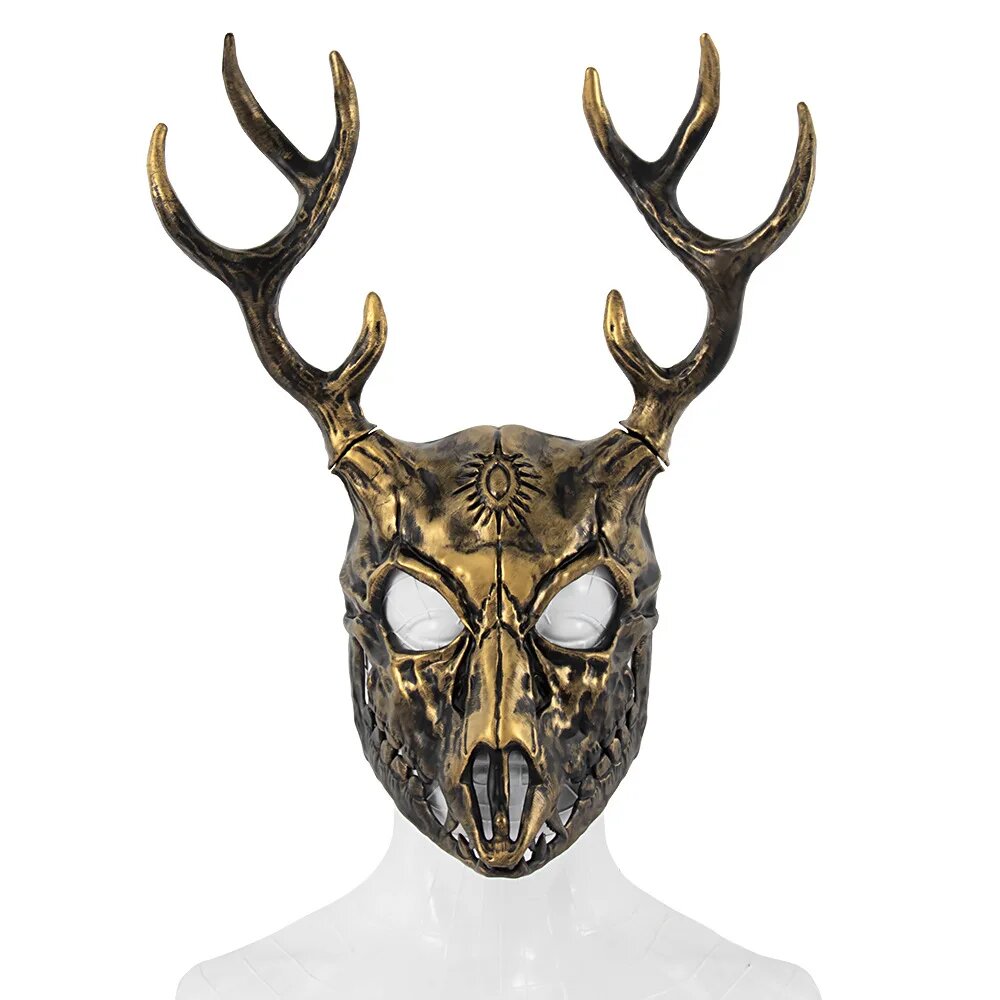 Демон Вендиго маска из резины Elk Mask HeadpieceB