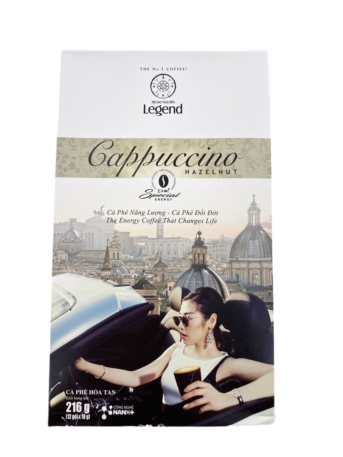 Вьетнамское кофе G7 Капучино Лесной орех 3 в 1 растворимый (12 шт. по 18 г)